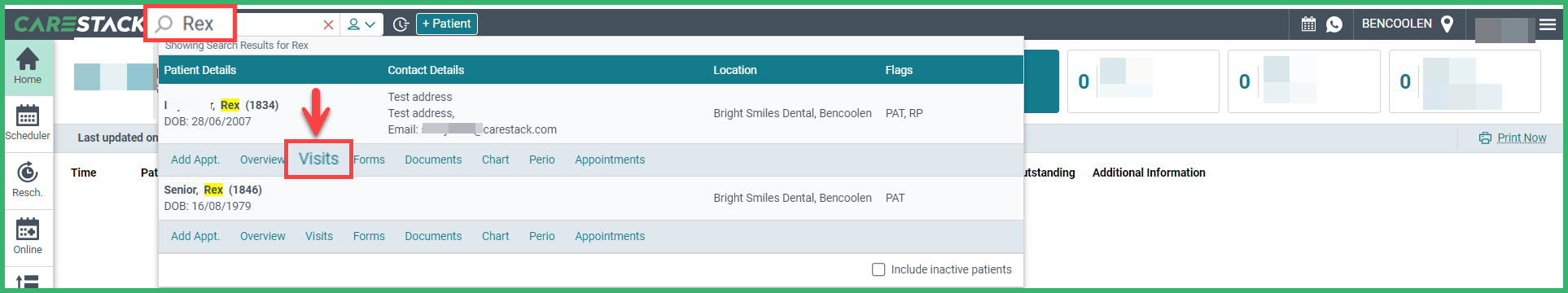 Check the CHAS Balance of a Patient – CareStack